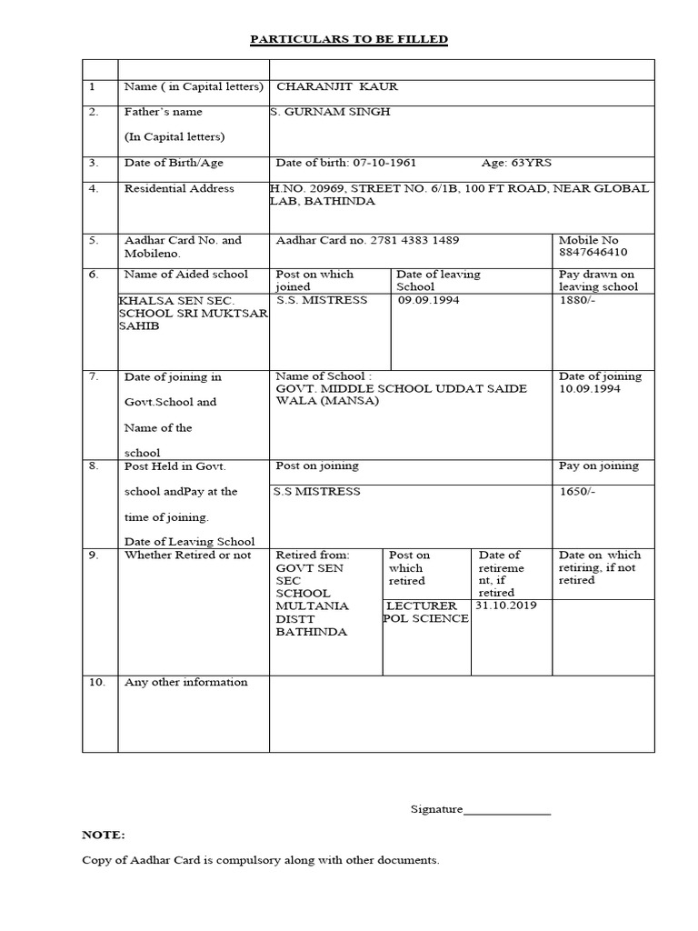 Pay Protection Application Details | PDF