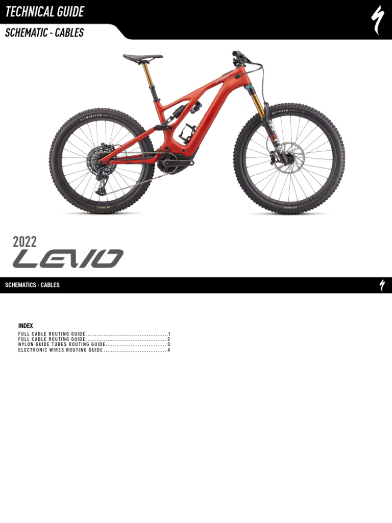 2022 Levo - Schematics Cables | PDF | Private Transport | Human Powered ...
