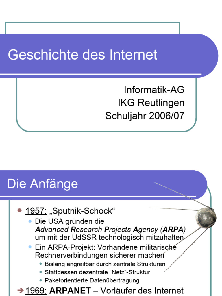 Geschichte Des Internet | PDF