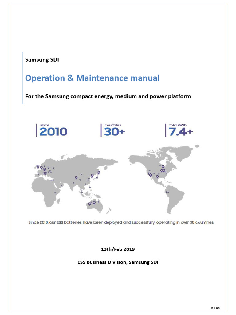 TI 20190723 E2 Operation and Manintenance Manual (Compact) V10 en | PDF ...