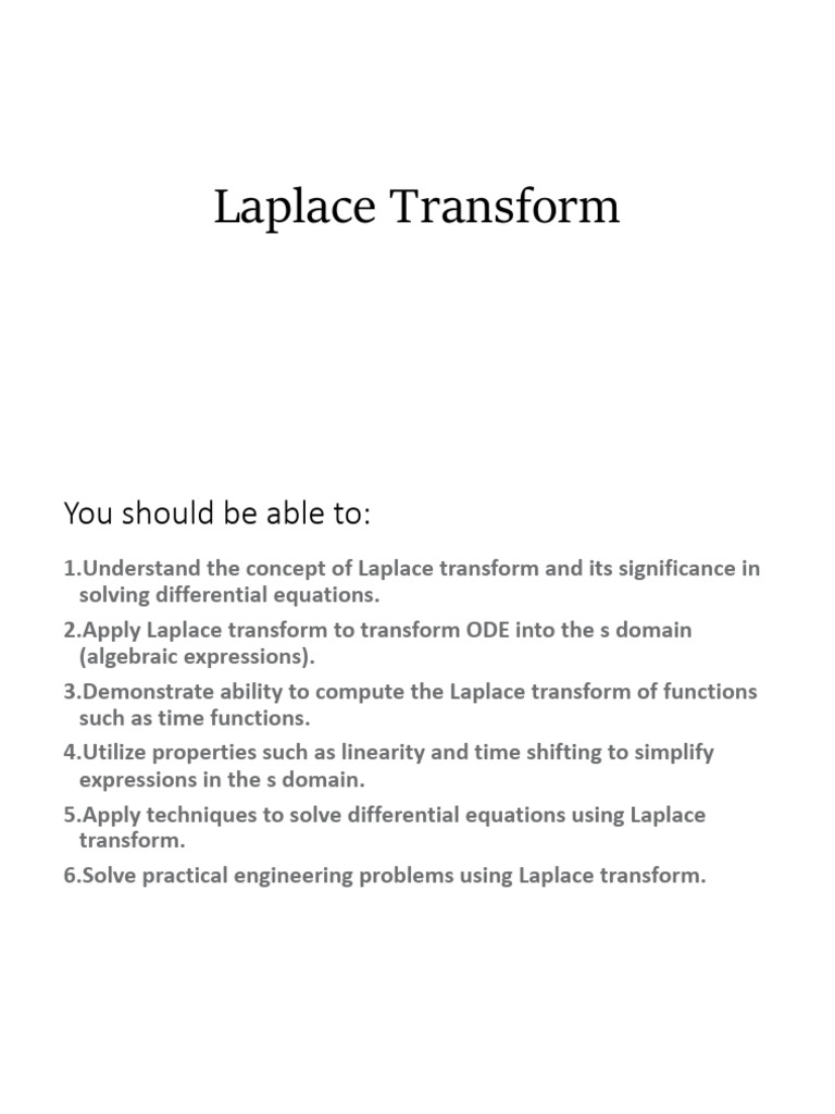Laplace Transform Practice | Download Free PDF | Laplace Transform ...