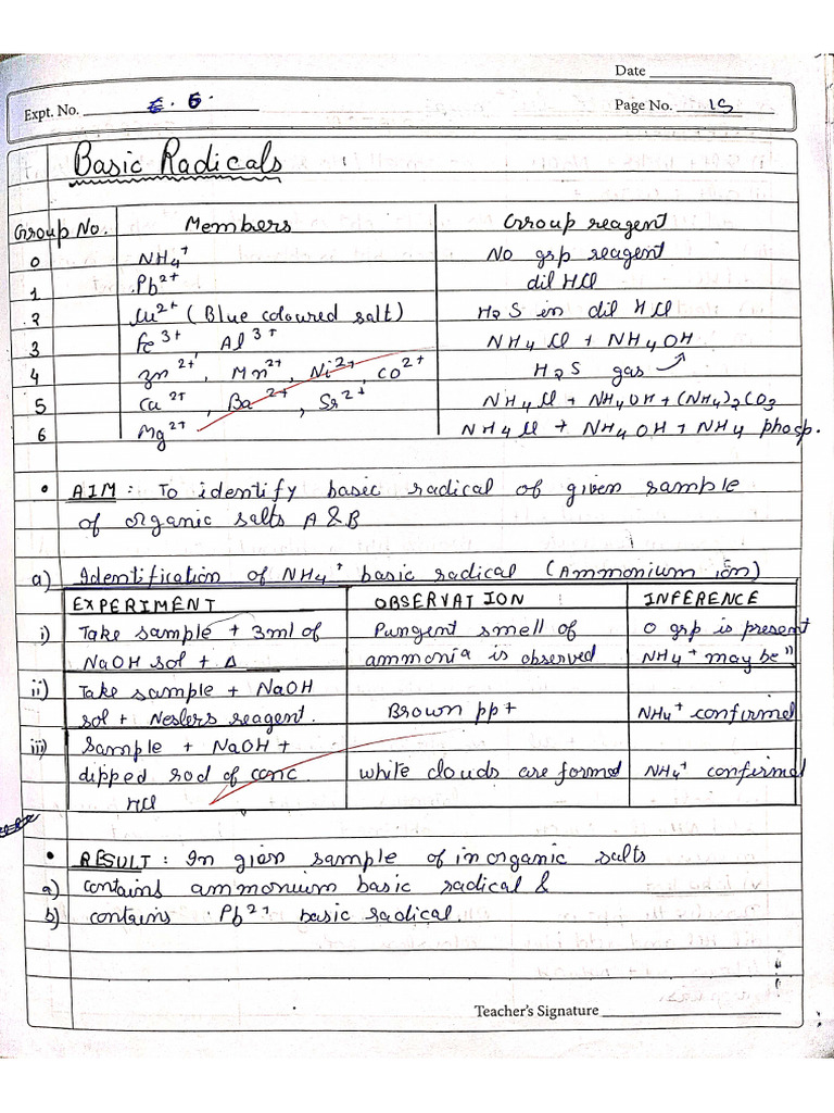 Chemistry Prac - Aadi | PDF