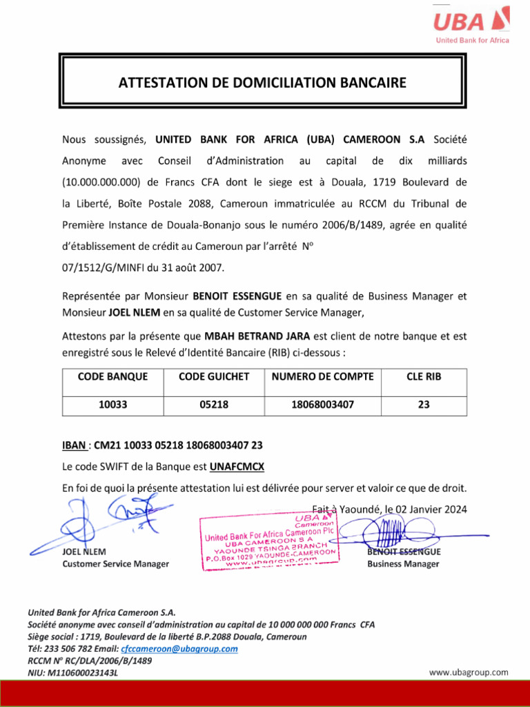 attestation_bank | PDF