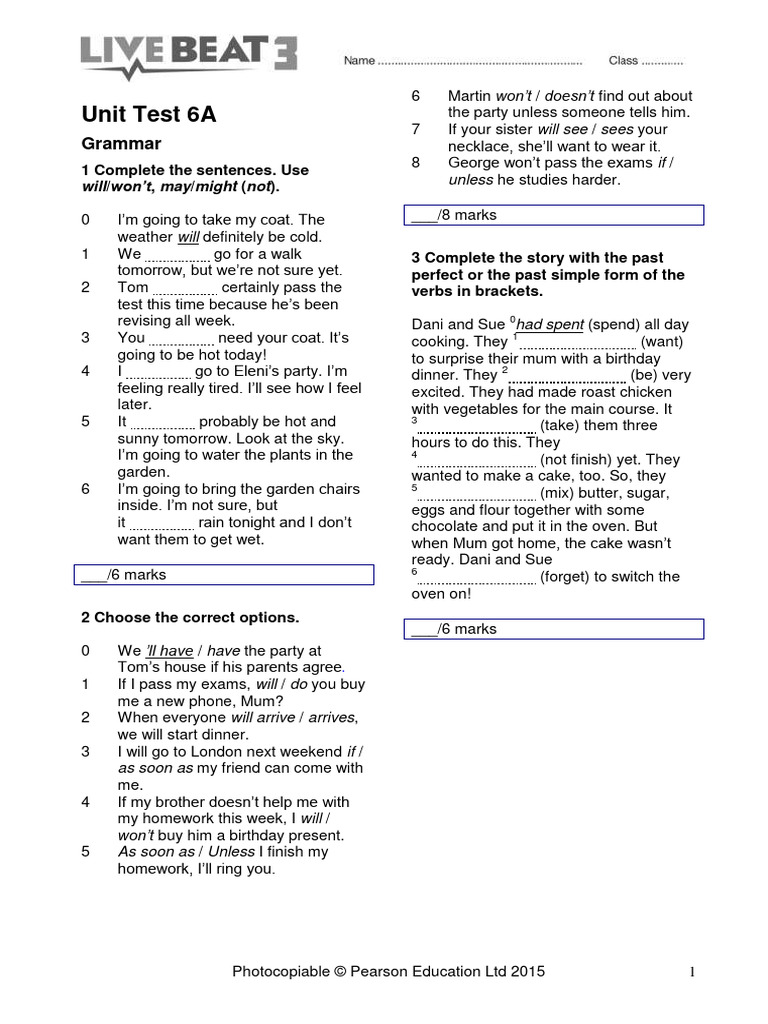 LB3 Unit Test 06A | PDF