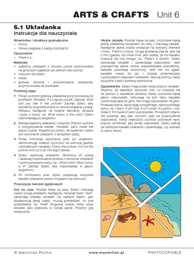 Arts_Crafts_2_Unit_6 | PDF