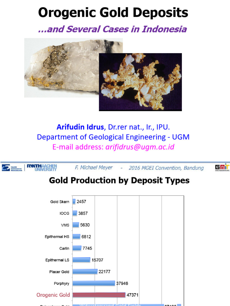 Orogenic Gold Deposits | PDF | Sedimentary Rock | Geology