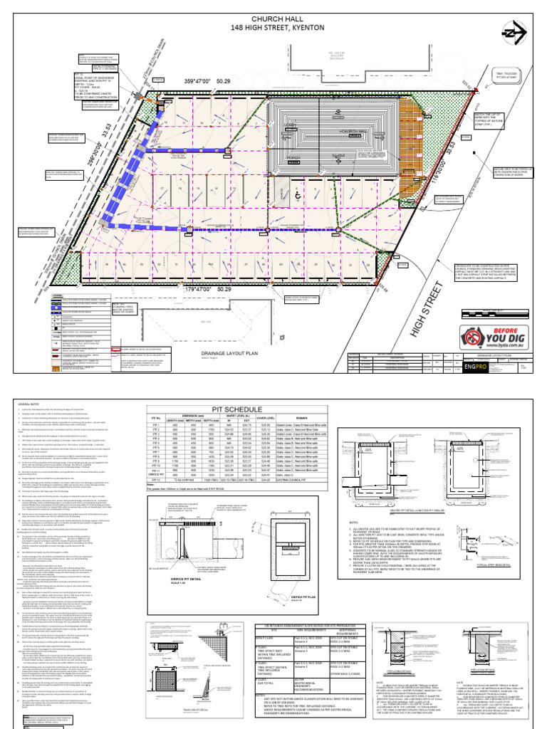 221627C C2 Drainage Plan | PDF | Ocean Pollution | Water Treatment