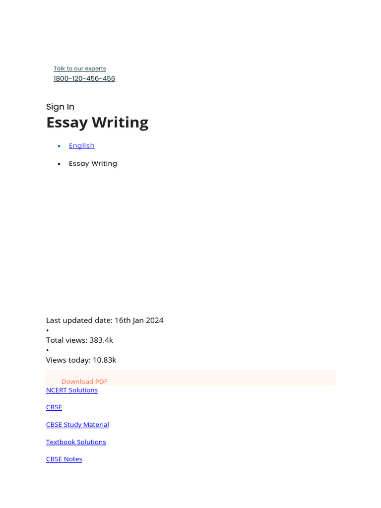 Essay Writing: Sign in | PDF | Essays | Narrative