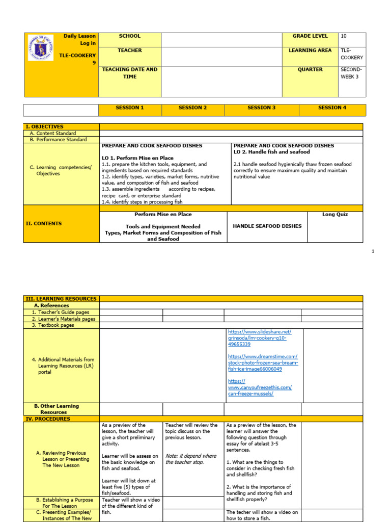 DLL WEEK 3 | PDF | Learning | Rubric (Academic)