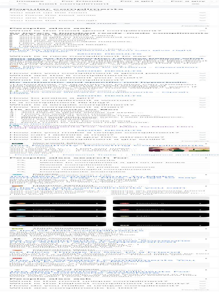 Best Compliment - Google Search | PDF