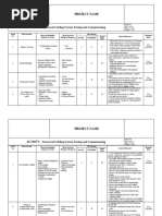 Method Statement & Risk Assessment Installation of Structured Cabling System | PDF | Safety ...
