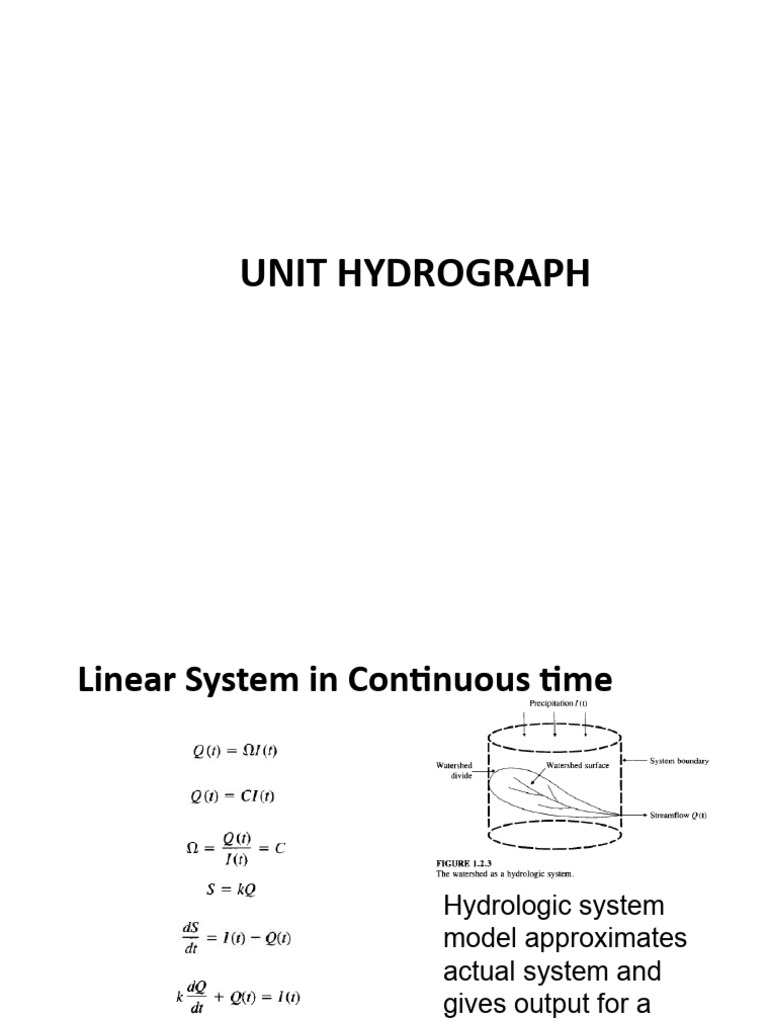 HPR Final UnitHydrograph | PDF | Physical Geography | Applied Mathematics