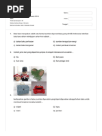 Soal Uh Ips KLS 7 SMT Ii Potensi Sda | PDF