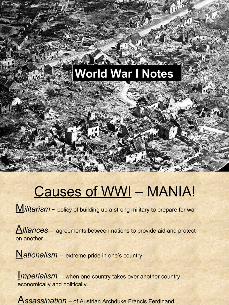 World War 1 Power Point | PDF