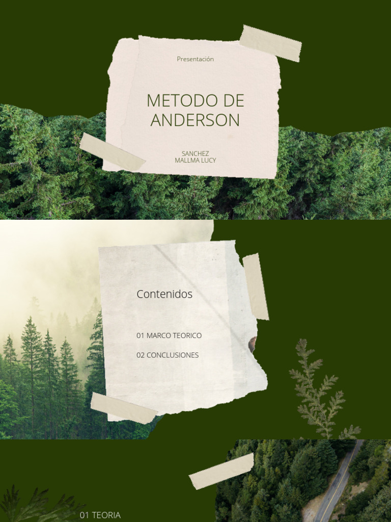 METODO DE ANDERSON | PDF | Arboles