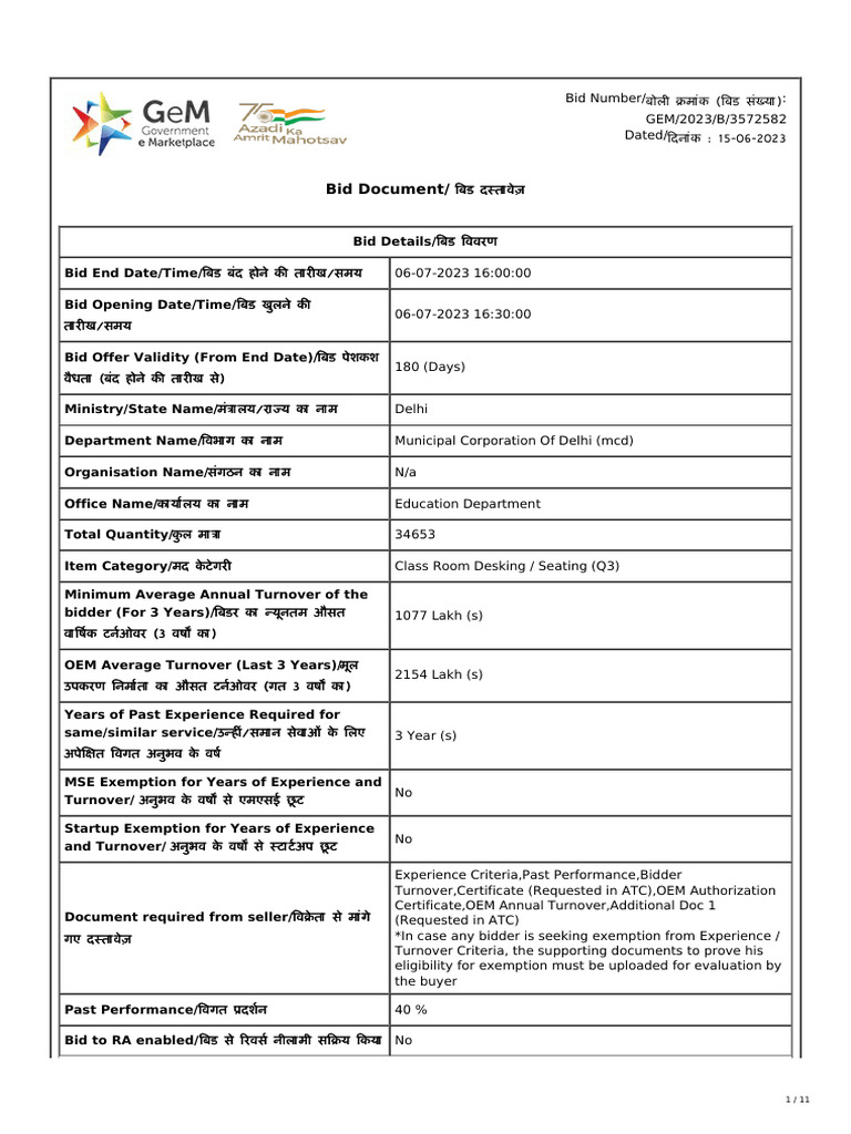 GeM Bidding 4902349 | PDF