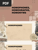 100 Examples of Homograph | PDF