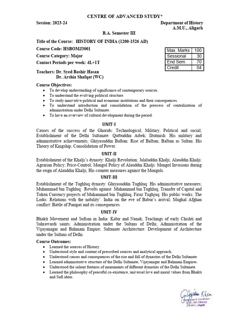 Centre of Advanced Study | PDF | History