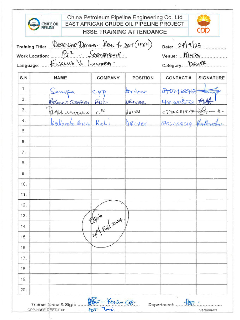 Defensive Driving Training | PDF