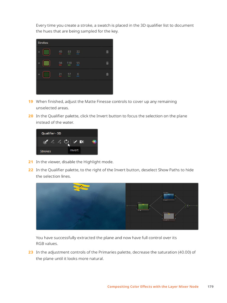 DaVinci Resolve 18 Colorist Guide 201 240 | PDF