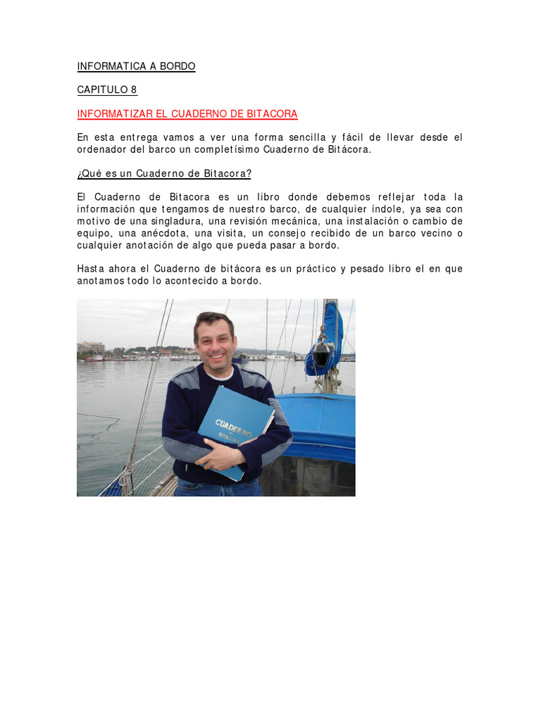 Bitácora de Barco Informatizada | PDF | Informática