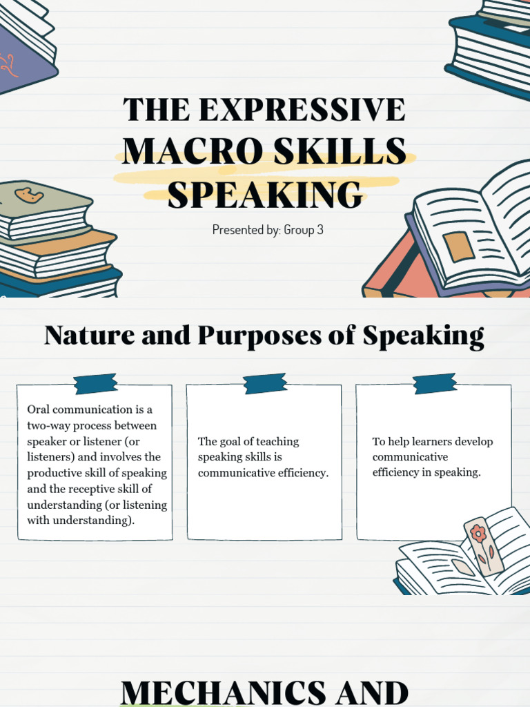 GROUP-3-THE-EXPRESSIVE-MACRO-SKILL-SPEAKING | PDF | Stress (Linguistics ...