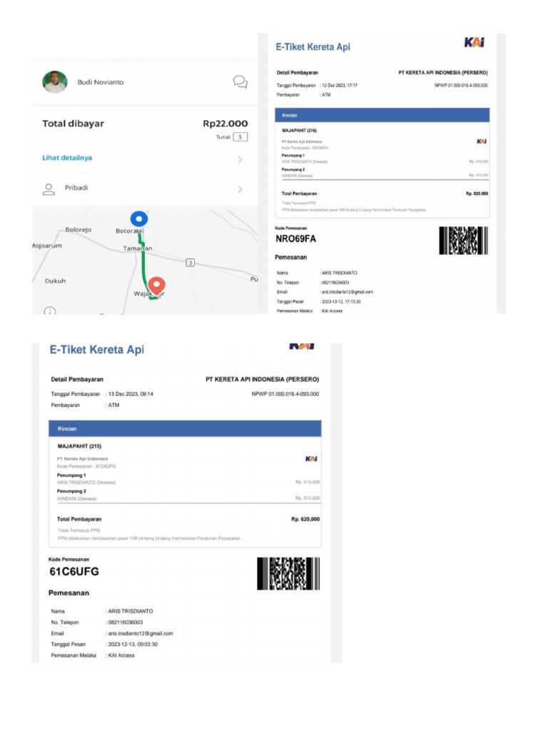 Tiket Kai | PDF