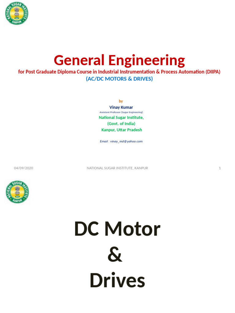 DC & AC Motors: Characteristics & Applications | PDF | Electric Motor | Electrodynamics