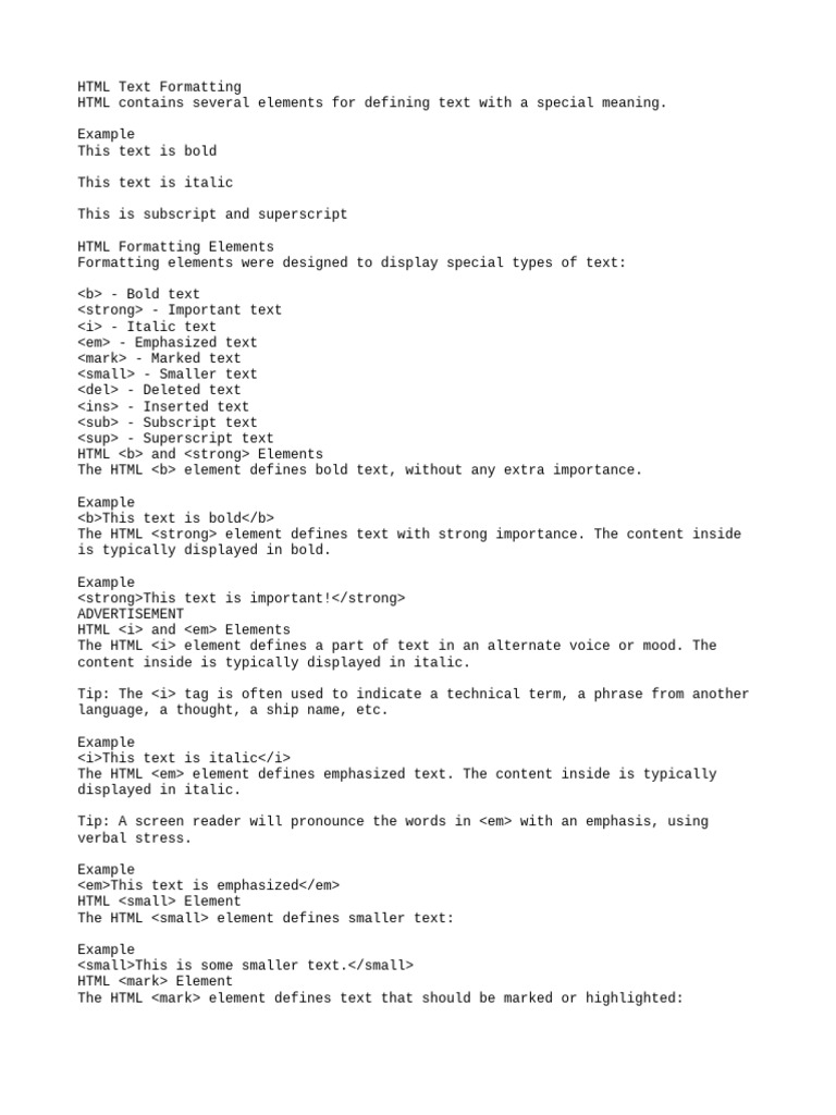 HTML3 | PDF | Html | Html Element HTML3 | PDF | Html | Html Element