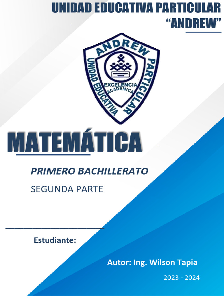 Folleto 2 Mate1bgu Wilson Tapia | PDF | Sistema de ecuaciones lineales ...