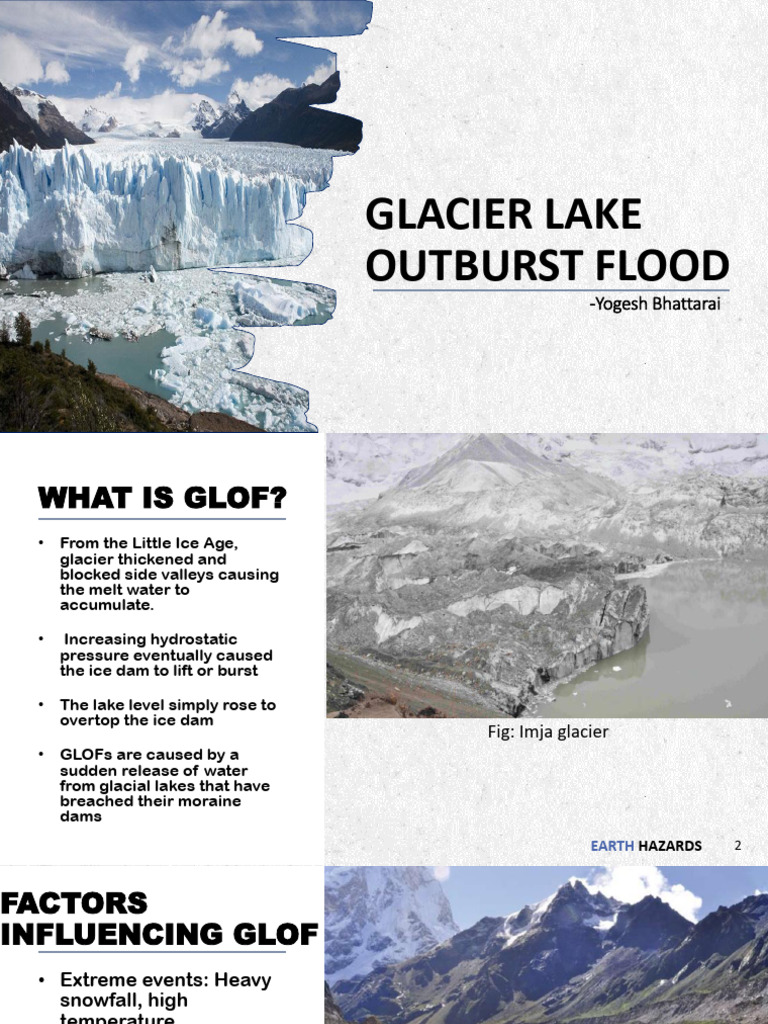 Glacier Lake Outburst Floods Explained | PDF | Flood | Glacier