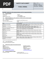 Diesel SDS en | PDF | Dangerous Goods | Toxicity