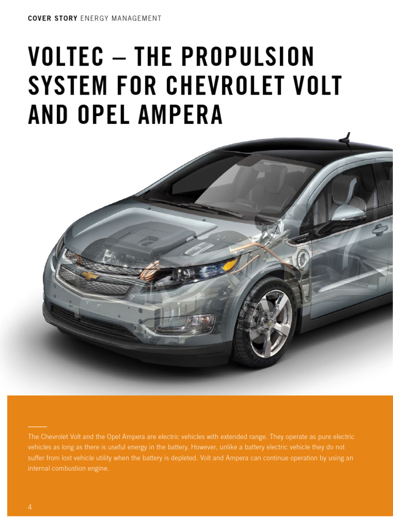 Chevrolet-Volt - Opel-Ampera - Propulsion System | PDF