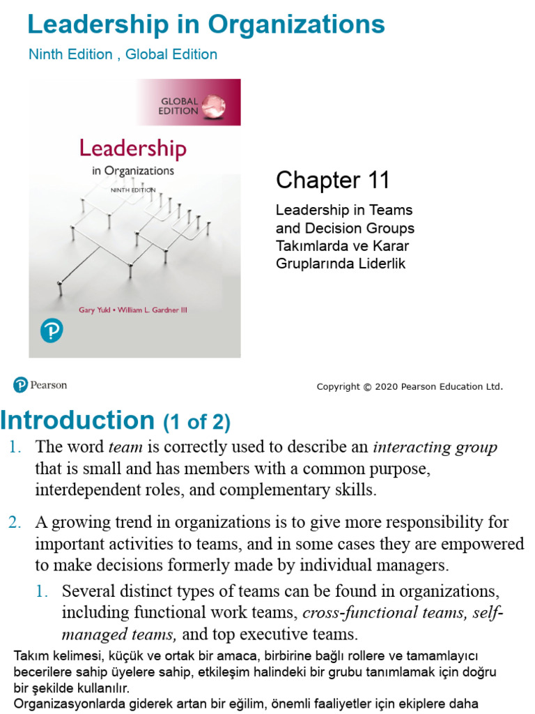 Yukl Lio9 PPT 11 | PDF