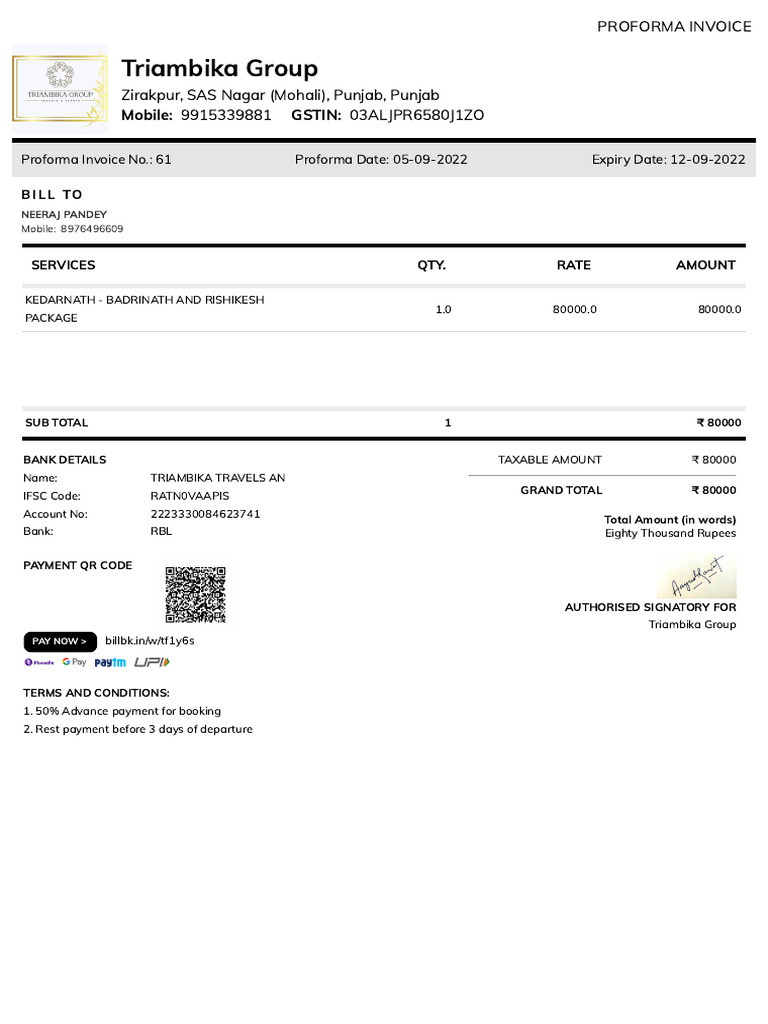 61-Proforma-Neeraj Pandey | PDF