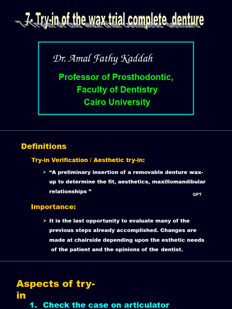 Try in | PDF | Dentures | Human Head And Neck
