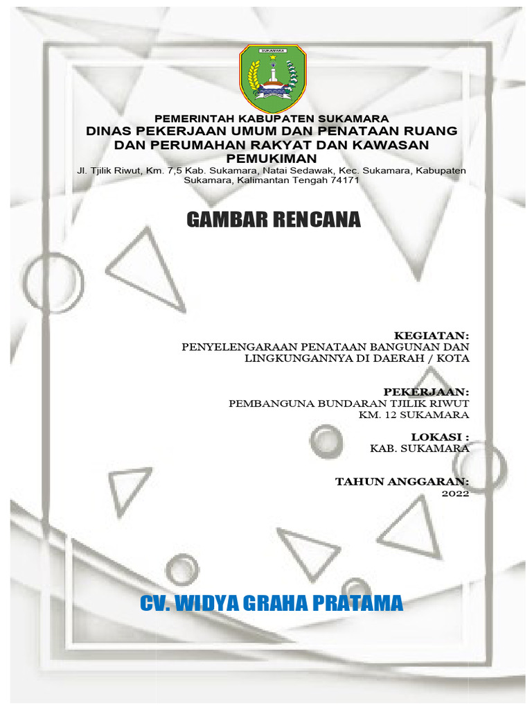 Pembangunan Bundaran Sukamara 2022 | PDF