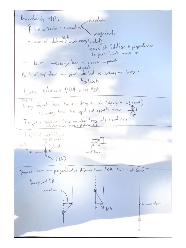 Bio Mech 1 | PDF