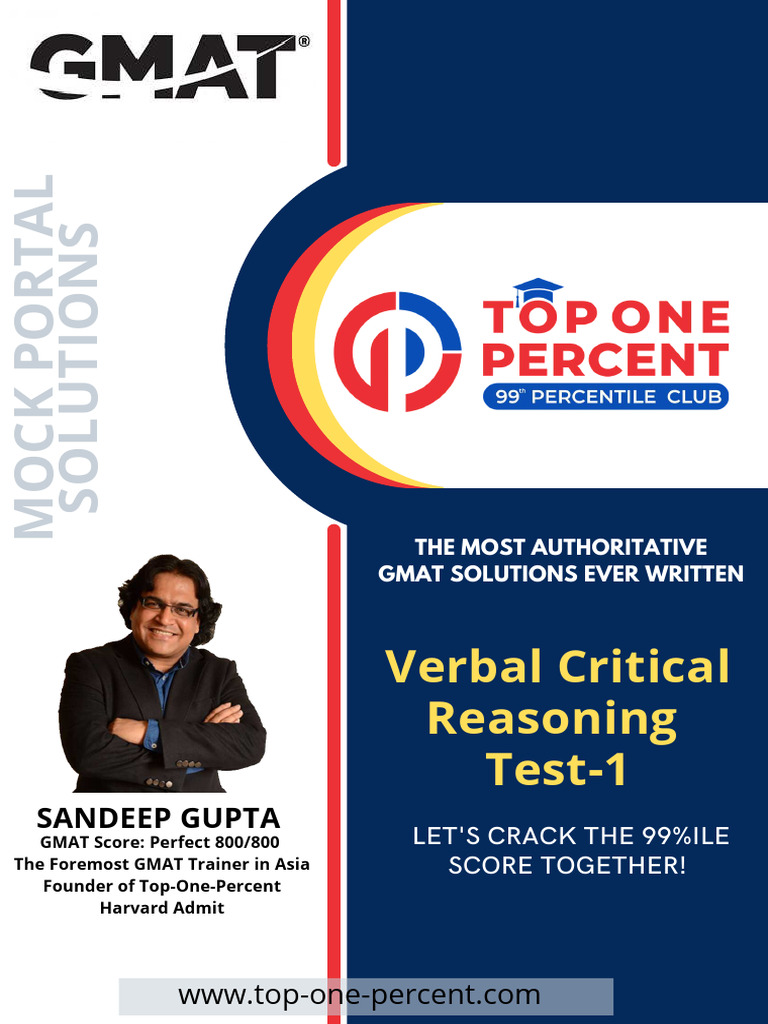 GMAT Mock 71 Sol CR | PDF