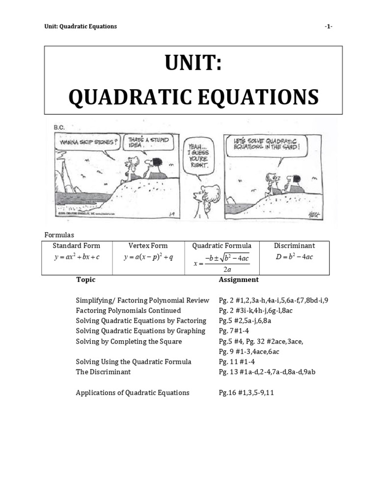 Quadratics, Trigonometric Equation & Series | PDF