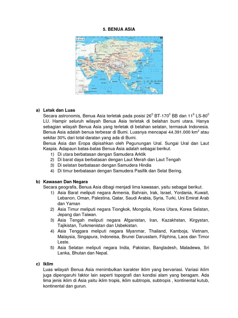 Benua Asia | PDF