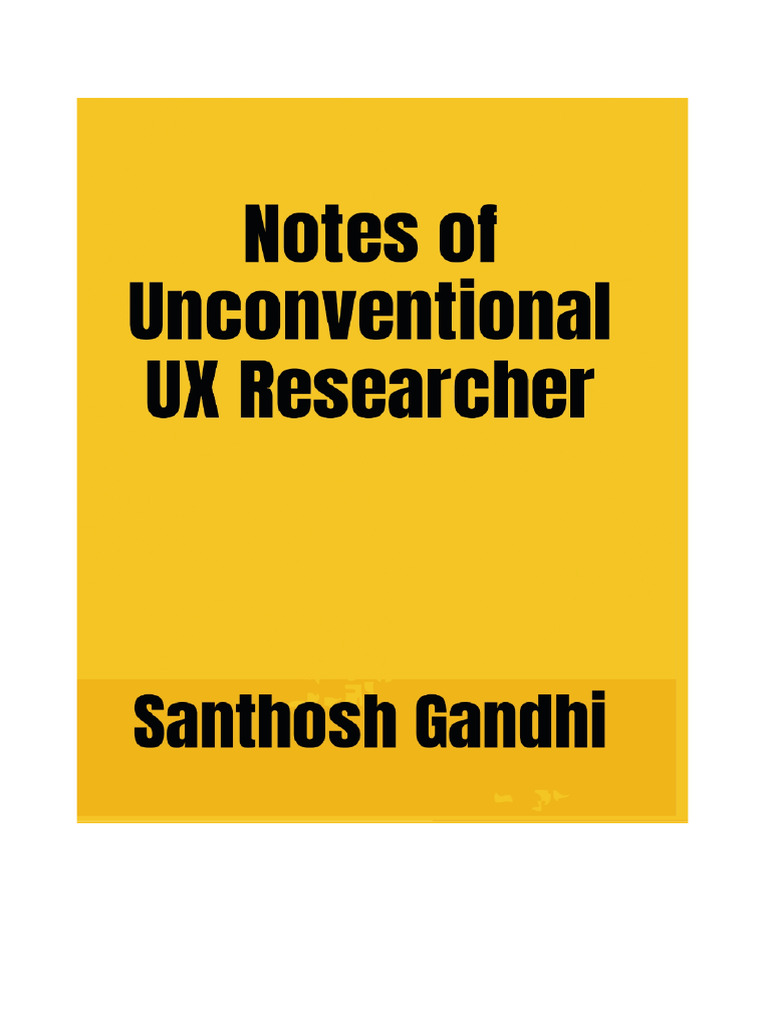 Unconventional UX Research Insights | PDF | Usability | Machine Learning