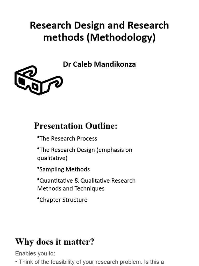 Research Methods Presentation - DR Caleb Mandikonza | PDF | Sampling ...