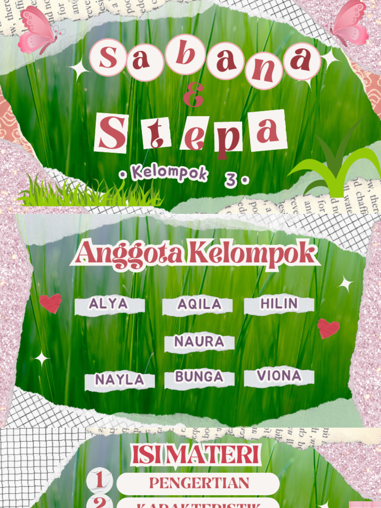 Kelompok 3 (Sabana & Stepa) | PDF