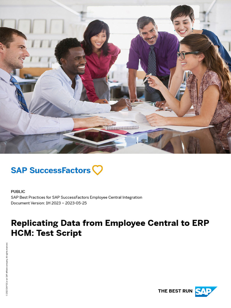 Employee Central to ERP HCM Data Replication | PDF | Computers