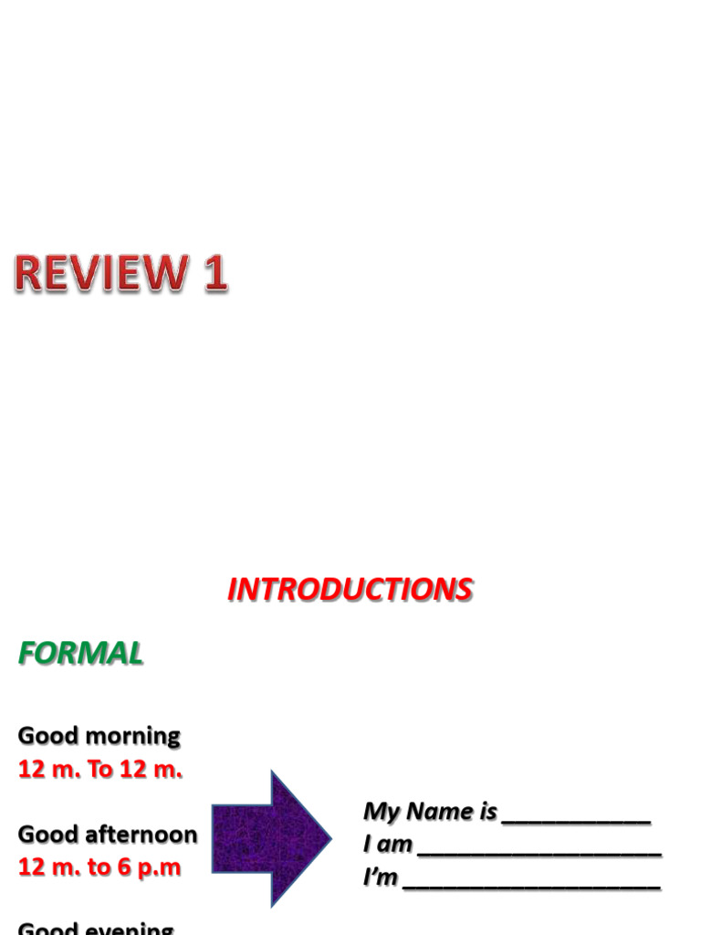 REVIEW 1 English | PDF