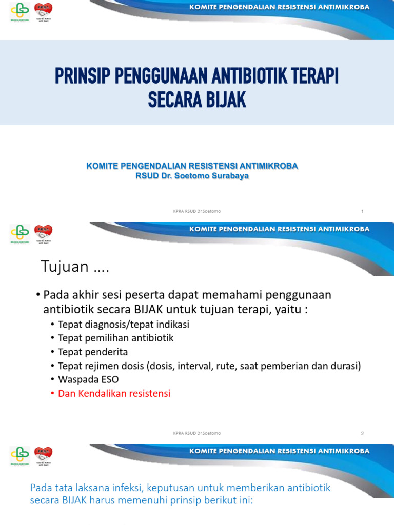 MATERI Antibiotik TERAPI - PRADIK PPDS | PDF