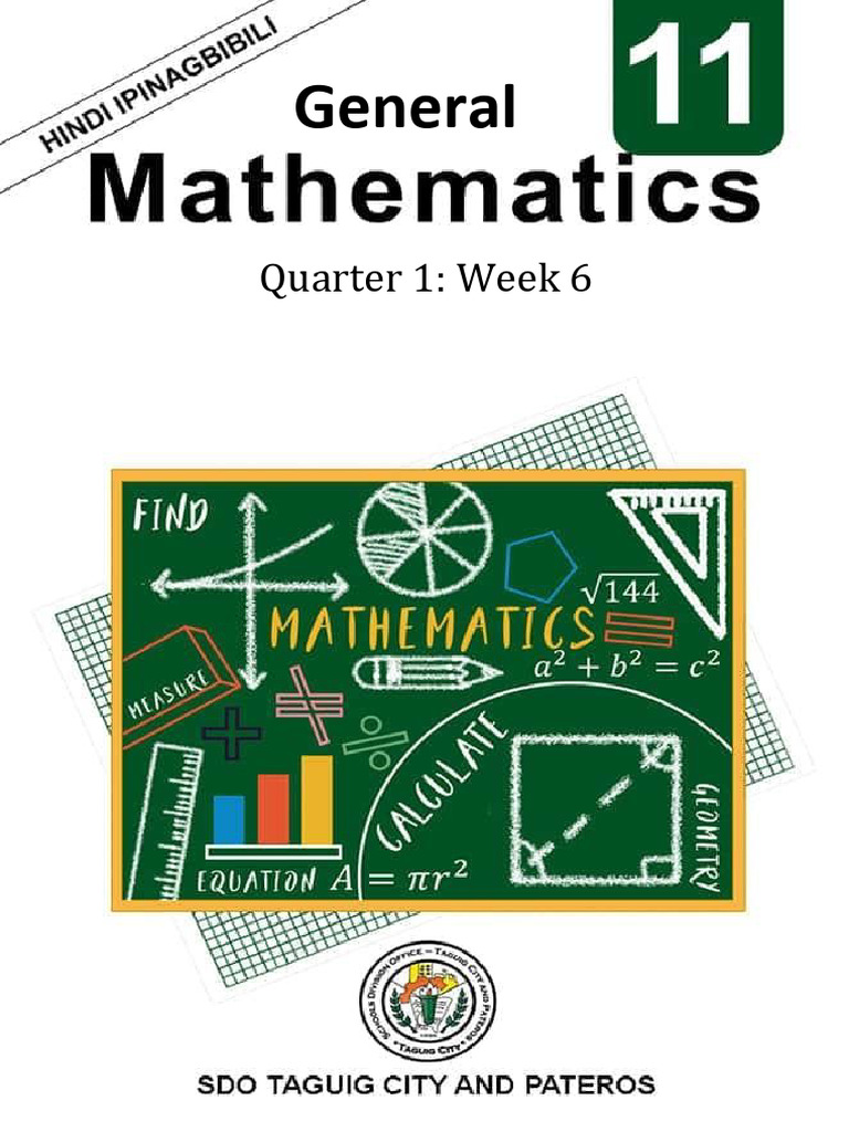 GenMath Q1 W6 | PDF | Logarithm | Decibel