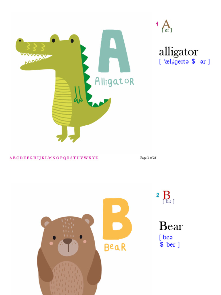 Alphabet For Kids | PDF