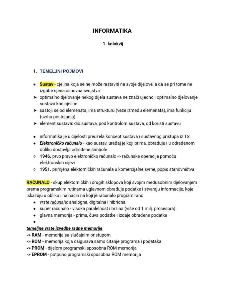 ICT Skripta Ana | PDF